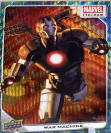 War Machine [Blue Surge] #8 Prices | Marvel 2023 Upper Deck Platinum ...