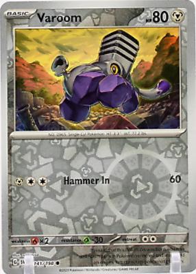 Varoom [Reverse Holo] #141 Prices | Pokemon Scarlet & Violet | Pokemon ...