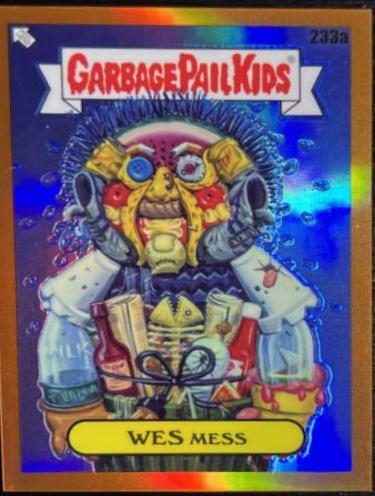 WES Mess [Orange] #233a Prices | 2023 Garbage Pail Kids Chrome | GPK Cards