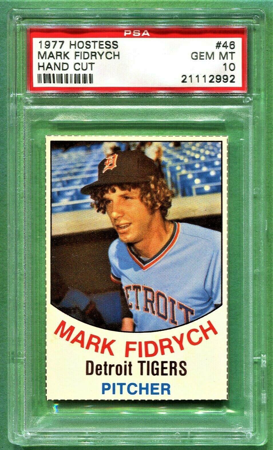 Mark Fidrych [Hand Cut] #46 Prices | 1977 Hostess | Baseball Cards