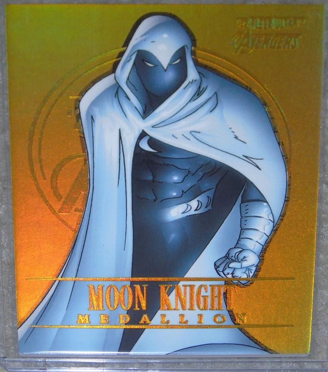 Moon Knight [Gold] #M-28 Prices | Marvel 2022 Ultra Avengers Medallion ...