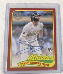 Tyler Soderstrom [Red] #89BA-TS Prices | 2024 Topps 1989 Autograph ...