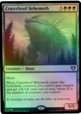Craterhoof Behemoth #556 Prices | Magic Commander Masters | Magic Cards