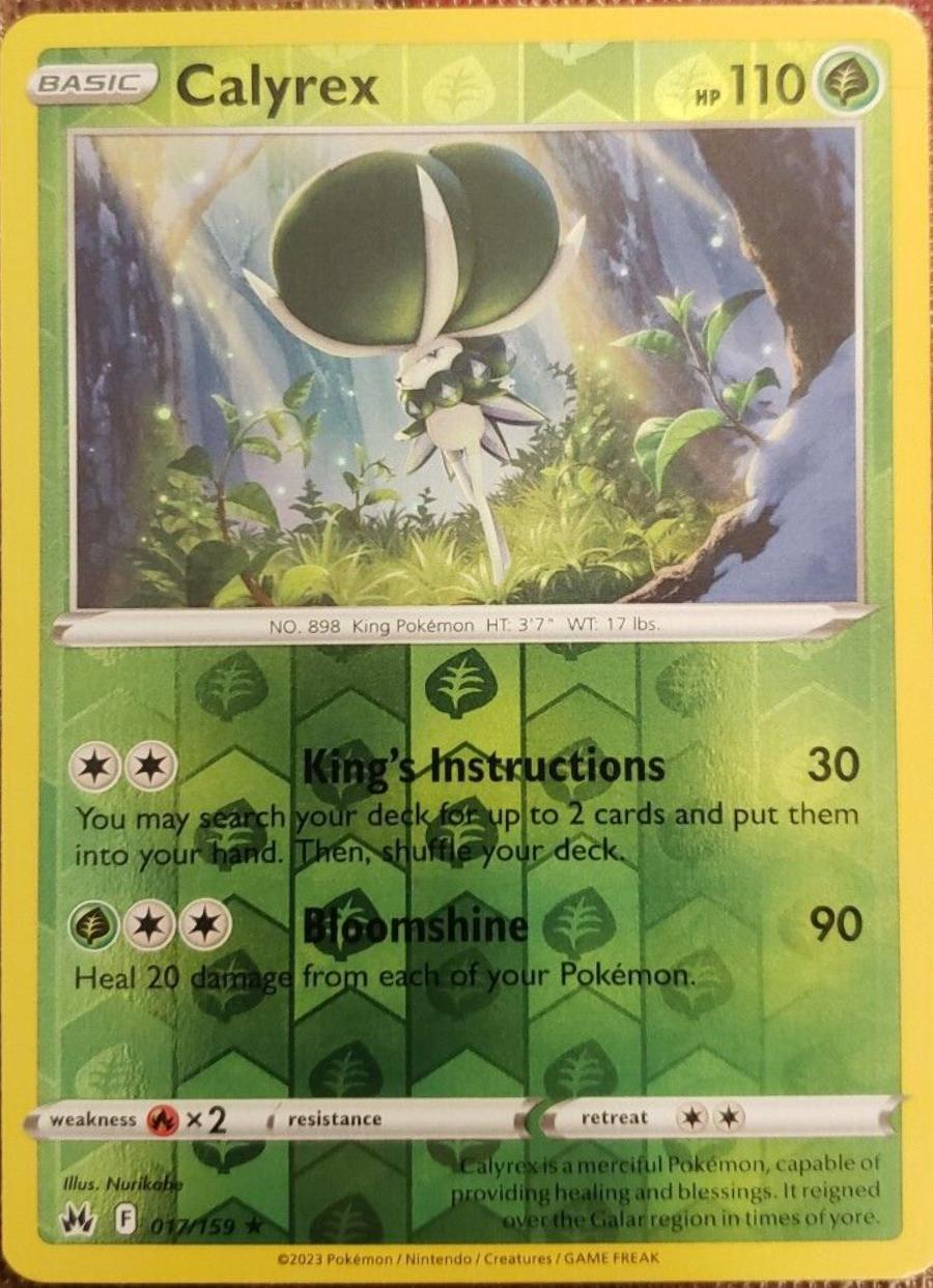 Calyrex [Reverse Holo] #17 Precios | Pokemon Crown Zenith | Tarjetas de ...
