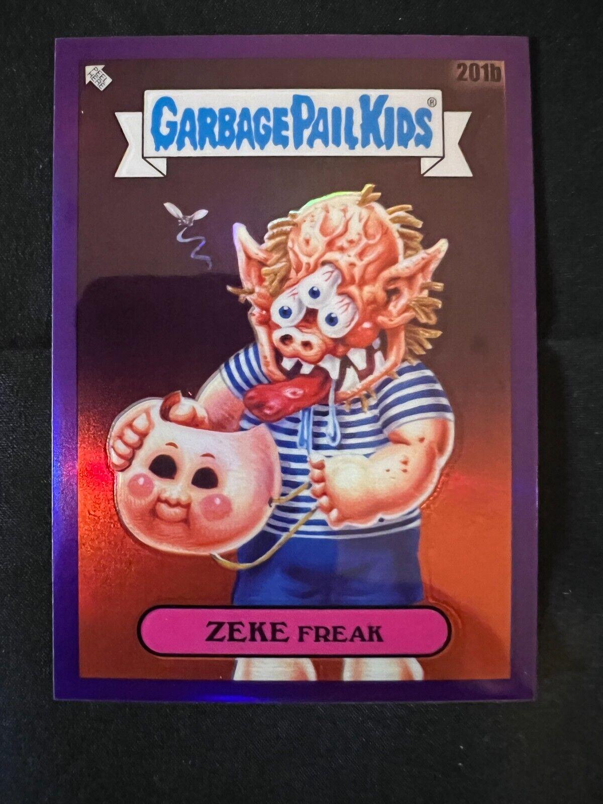 ZEKE Freak [Purple Refractor] #201b Prices | 2022 Garbage Pail Kids ...