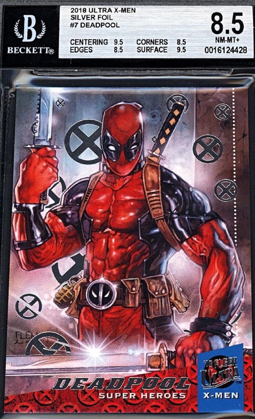 Deadpool [Silver Foil] #7 Prices | Marvel 2018 Ultra X-Men | Marvel Cards