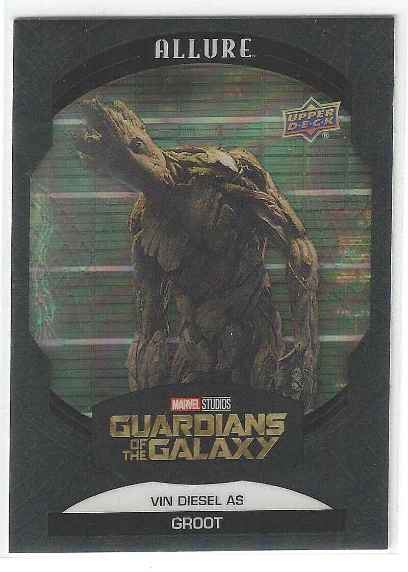 Vin Diesel as Groot [Black Rainbow] #32 Prices | Marvel 2022 Allure ...