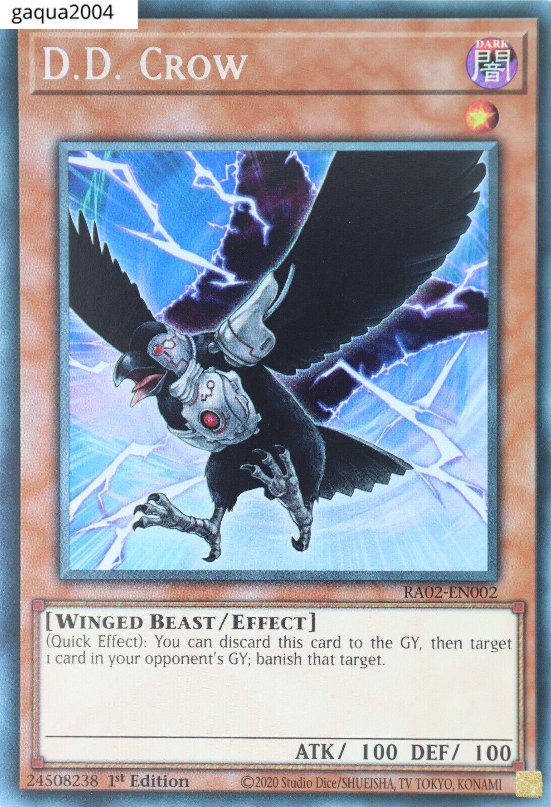 D.D. Crow [Secret Rare] RA02-EN002 Prices | YuGiOh 25th Anniversary ...