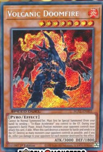 Volcanic Doomfire SGX1-ENH01 Prices | YuGiOh Speed Duel GX: Duel ...