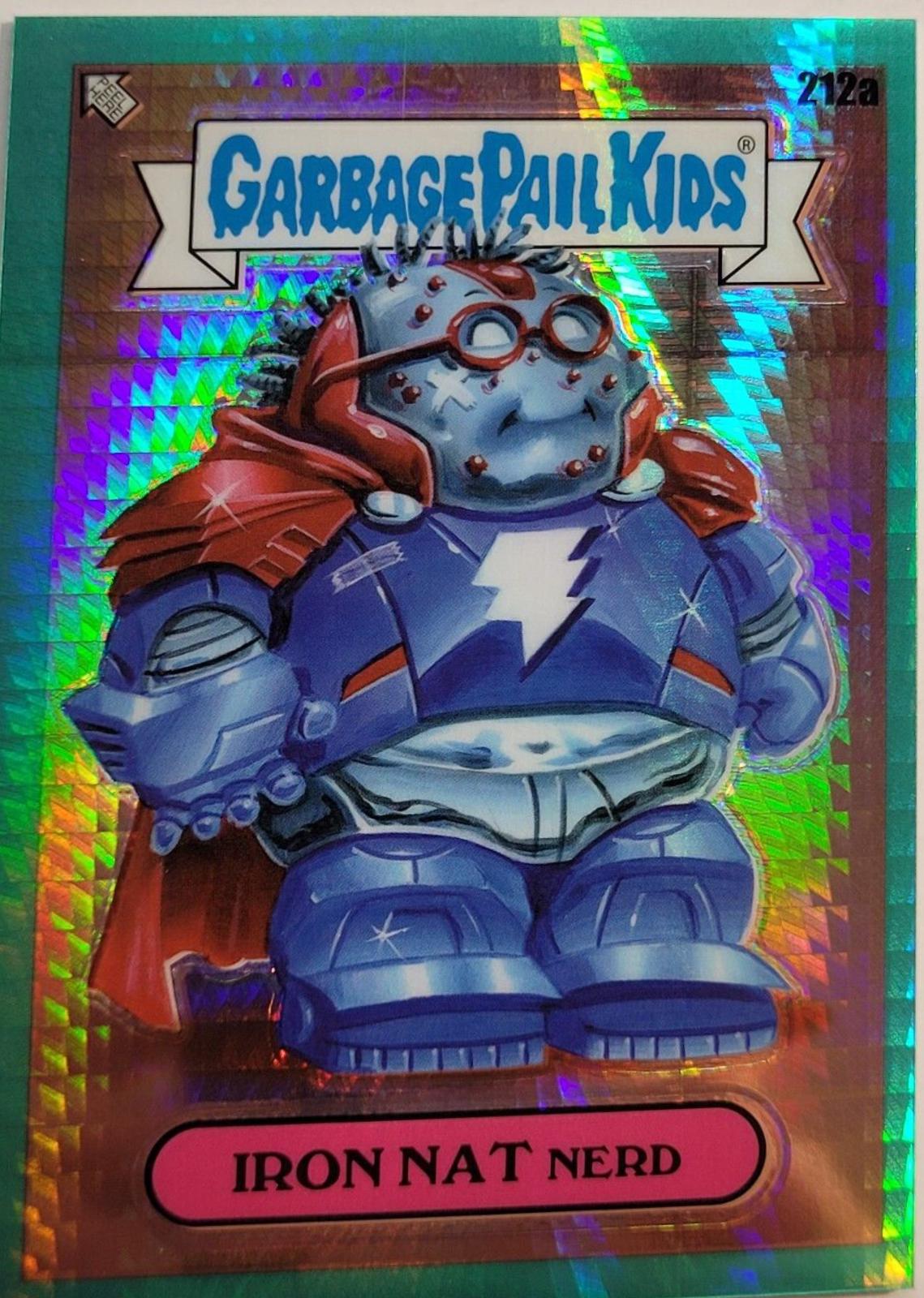Iron NAT Nerd [Aqua Prism Refractor] #212a Prices | 2022 Garbage Pail ...