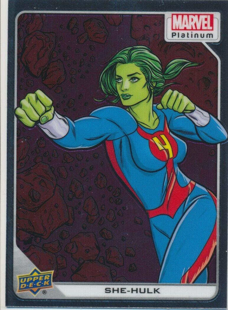 She-Hulk #97 Prices | Marvel 2023 Upper Deck Platinum | Marvel Cards