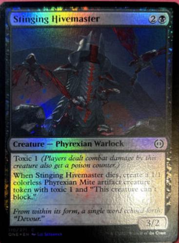 Stinging Hivemaster #110 Prices | Magic Phyrexia: All Will Be One ...