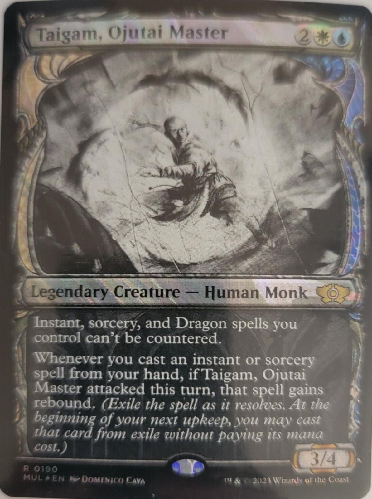Taigam, Ojutai Master [Halo] #190 Prices | Magic Multiverse Legends ...