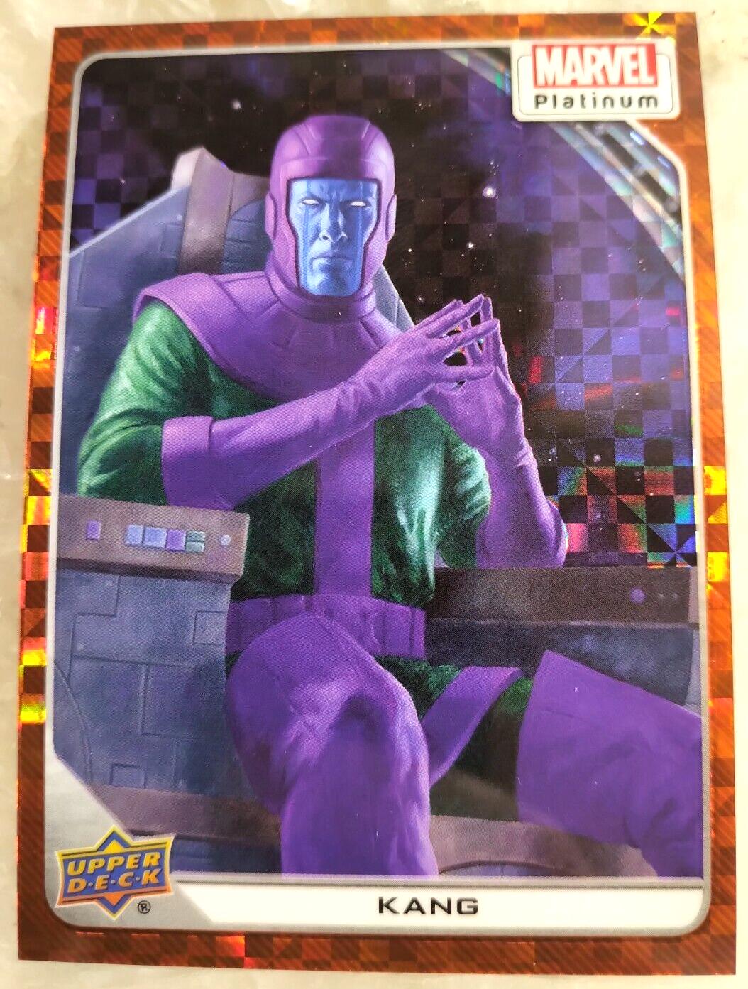 Kang [Orange Checkers] #21 Prices | Marvel 2023 Upper Deck Platinum ...