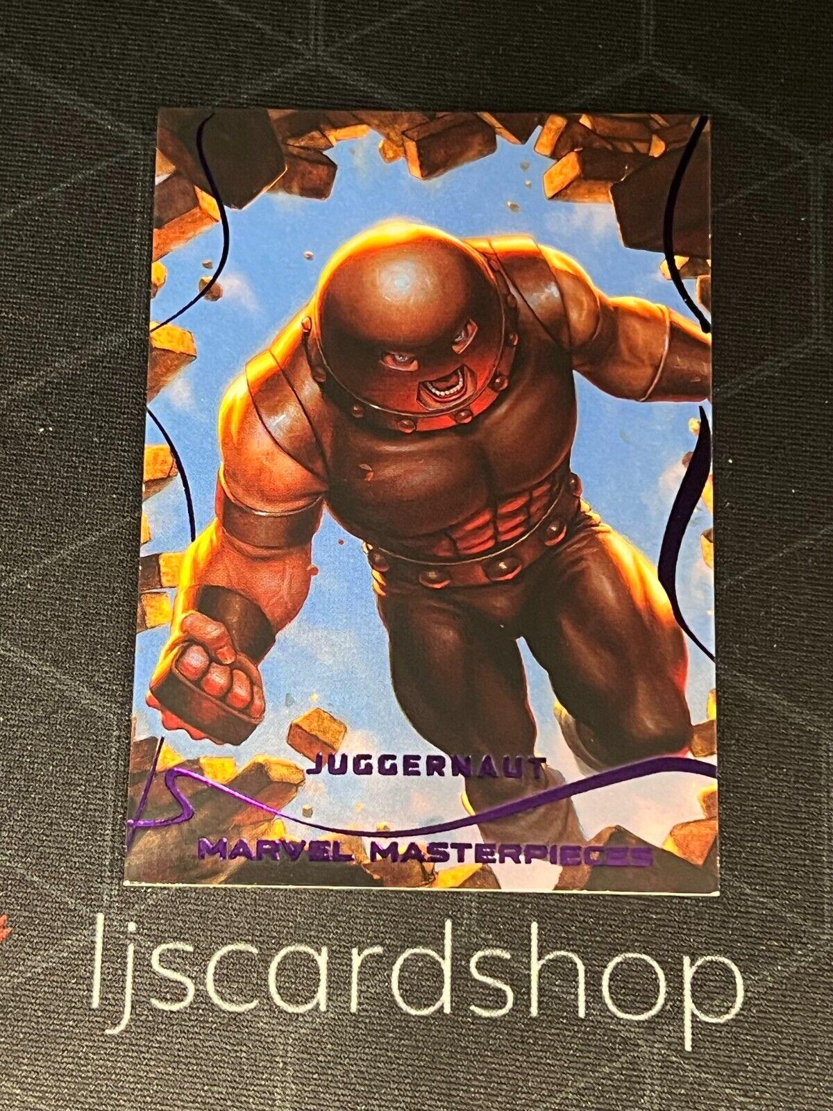 Juggernaut [Purple Foil] #67 Prices | Marvel 2022 Masterpieces | Marvel ...