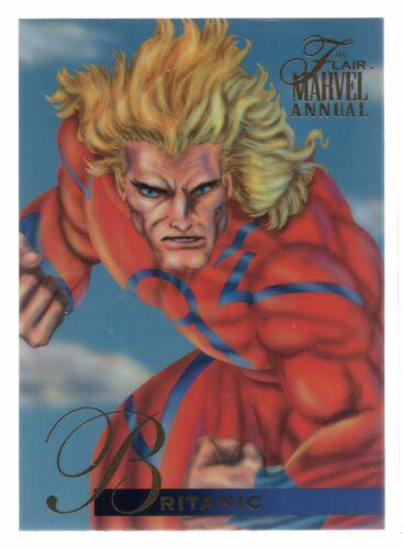 Britanic #33 Prices | Marvel 1995 Flair | Marvel Cards