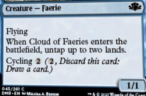 Cloud of Faeries #43 Prices | Magic Dominaria Remastered | Magic Cards