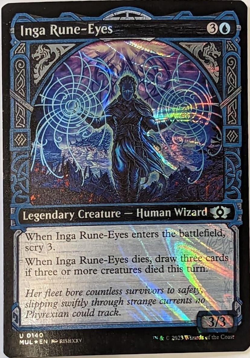 Inga Rune-Eyes [Halo] #140 Prices | Magic Multiverse Legends | Magic Cards