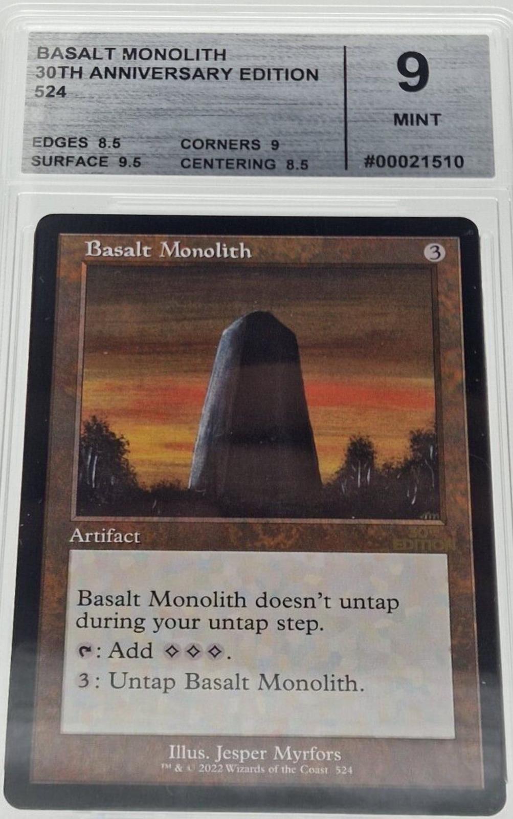 Basalt Monolith #524 Prices | Magic 30th Anniversary | Magic Cards