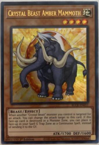 Crystal Beast Amber Mammoth SGX1-ENF03 Prices | YuGiOh Speed Duel GX ...