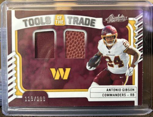 Antonio Gibson #TTD-25 Prices | 2022 Panini Absolute Tools of the Trade ...