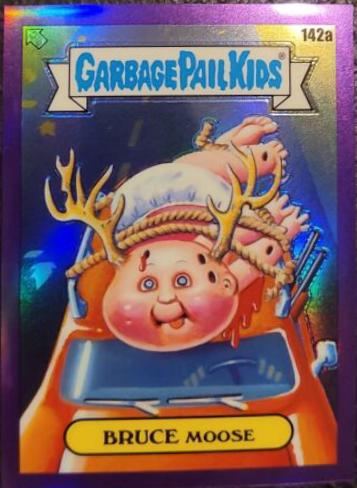 BRUCE MOOSE [Purple] #142a Prices | 2021 Garbage Pail Kids Chrome ...
