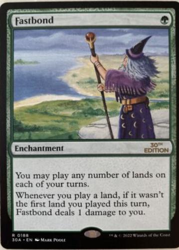 Fastbond #188 Prices | Magic 30th Anniversary | Magic Cards