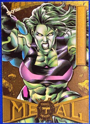 She-Hulk [Gold] #77 Prices | Marvel 2022 Metal Universe Spider-Man ...