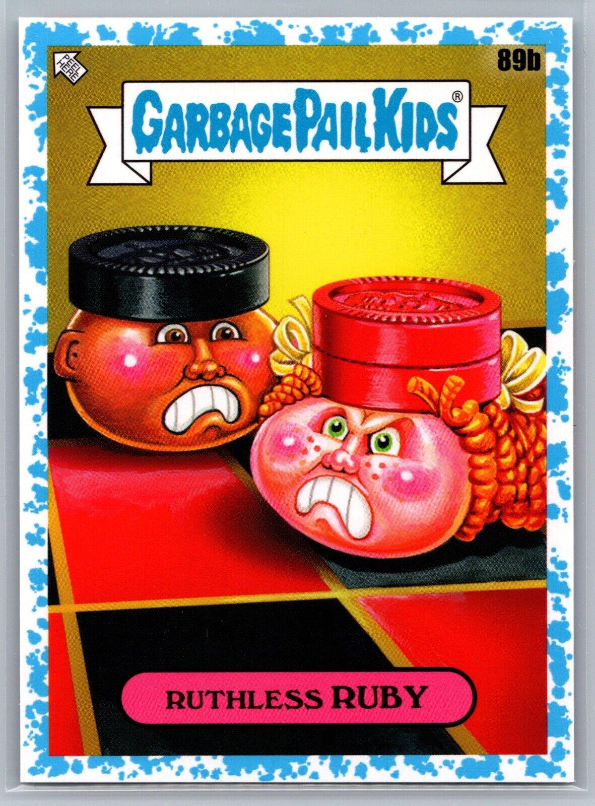 Ruthless Ruby [Blue] #89b Prices | Garbage Pail Kids at Play | GPK Cards