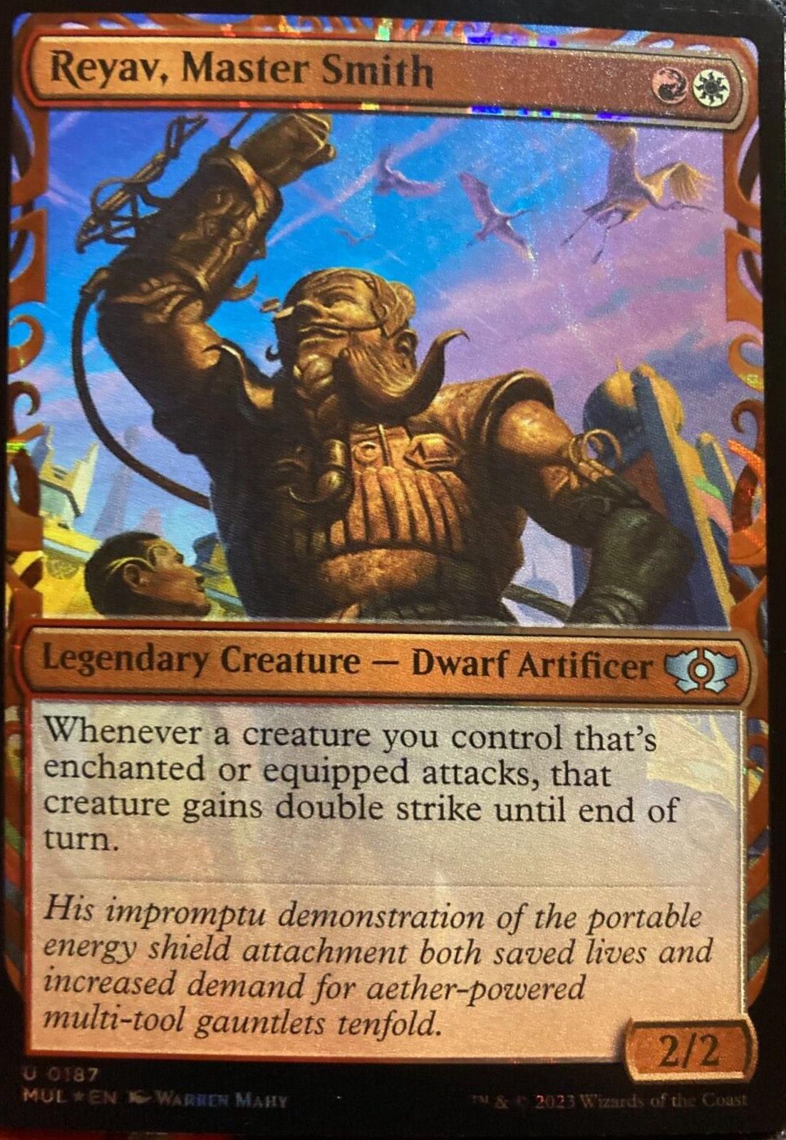 Reyav, Master Smith [Halo] #187 Prices | Magic Multiverse Legends ...