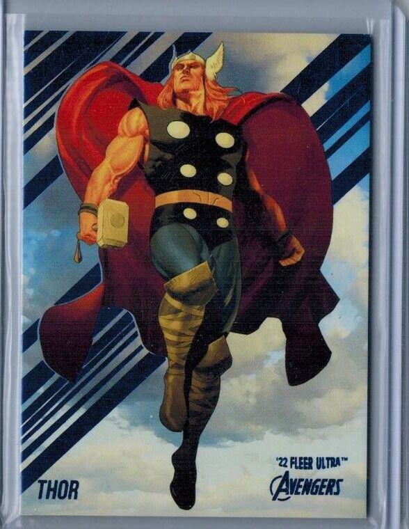 Thor [Blue Foil] #77 Prices | Marvel 2022 Ultra Avengers | Marvel Cards