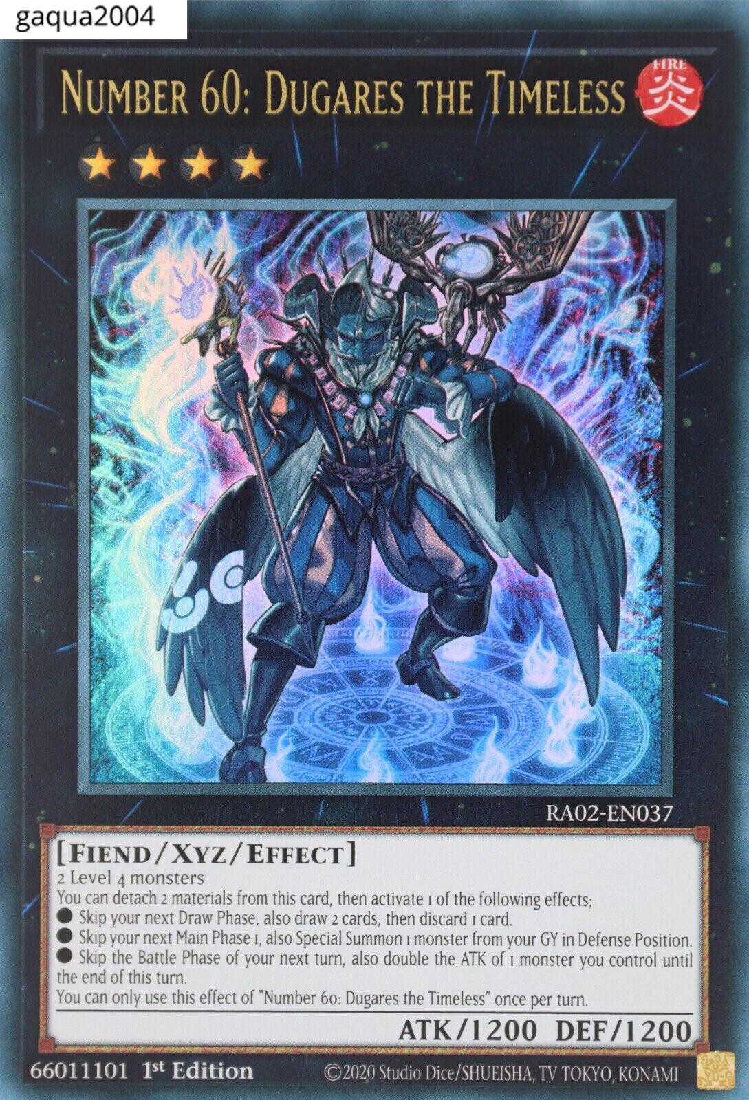 Number 60: Dugares the Timeless [Ultra Rare] RA02-EN037 Prices | YuGiOh ...