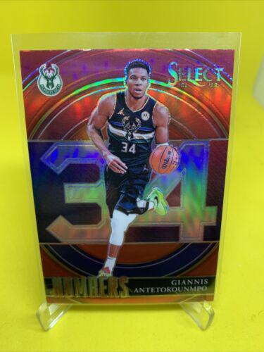 Giannis Antetokounmpo [Red Prizm] #17 Prices | 2021 Panini Select ...