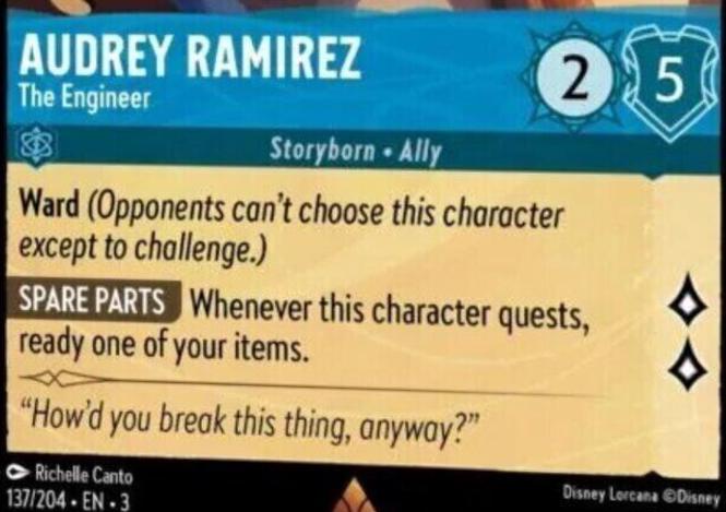 Audrey Ramirez [Foil] #137 Prices | Lorcana Into the Inklands | Lorcana ...