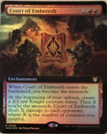 Court of Embereth [Extended Art] #32 Prices | Magic Wilds of Eldraine ...