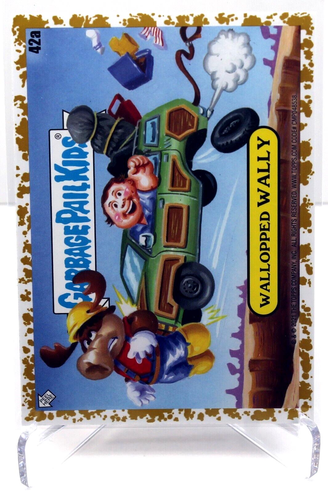 Wallopped WALLY [Gold] #42a Prices | Garbage Pail Kids Go on Vacation ...