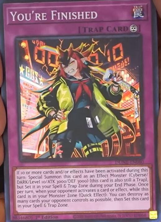 You're Finished DUNE-EN080 Prices | YuGiOh Duelist Nexus | Yugioh Cards