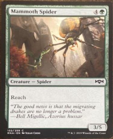 Mammoth Spider #132 Prices | Magic Ravnica Allegiance | Magic Cards