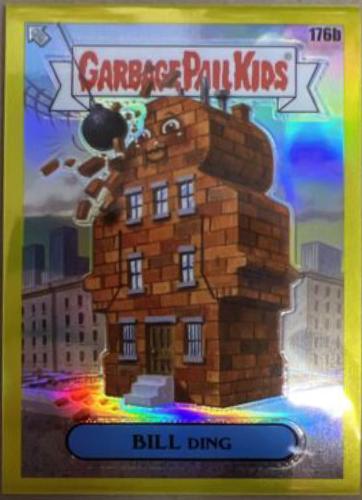 BILL Ding [Yellow Refractor] #176b Prices | 2022 Garbage Pail Kids ...