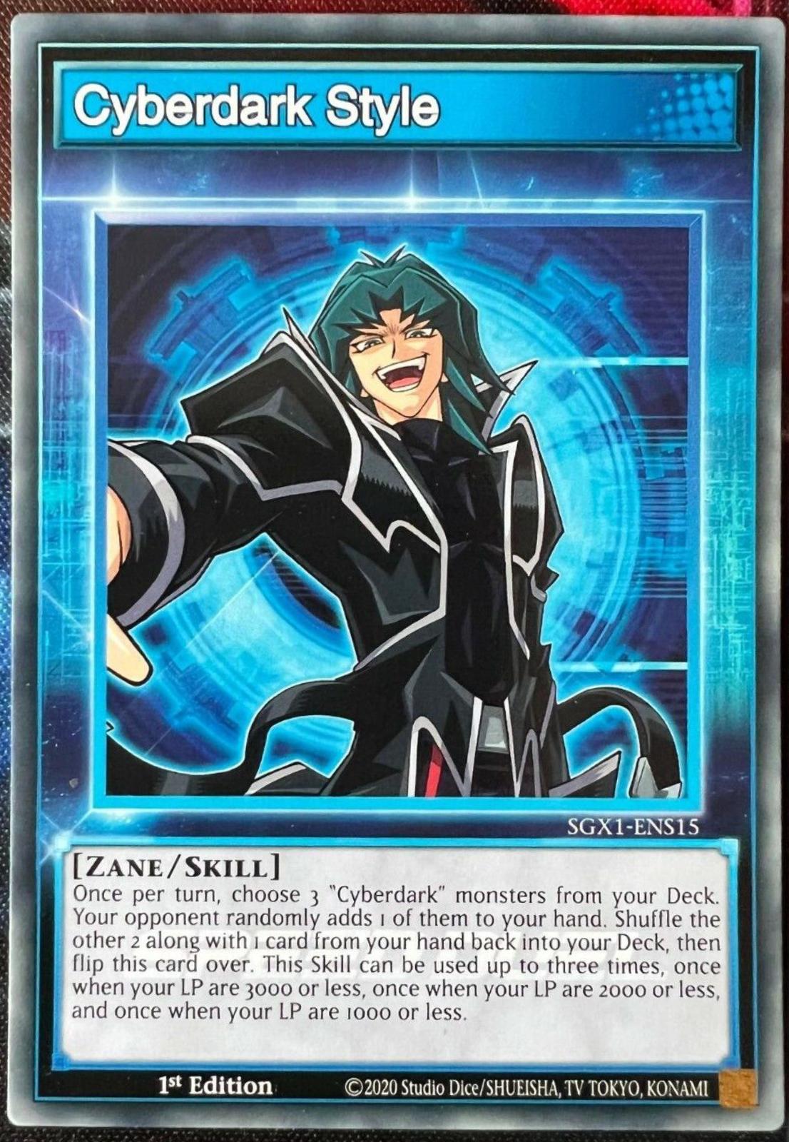 Cyberdark Style SGX1-ENS15 Prices | YuGiOh Speed Duel GX: Duel Academy ...