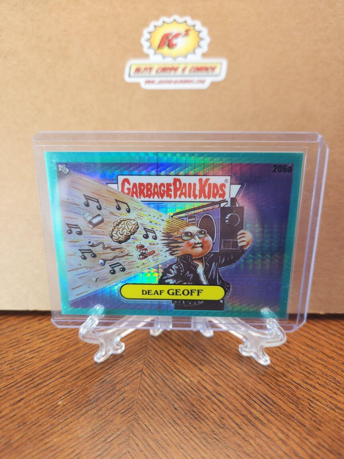 Deaf GEOFF [Aqua Prism Refractor] #206a Prices | 2022 Garbage Pail Kids ...