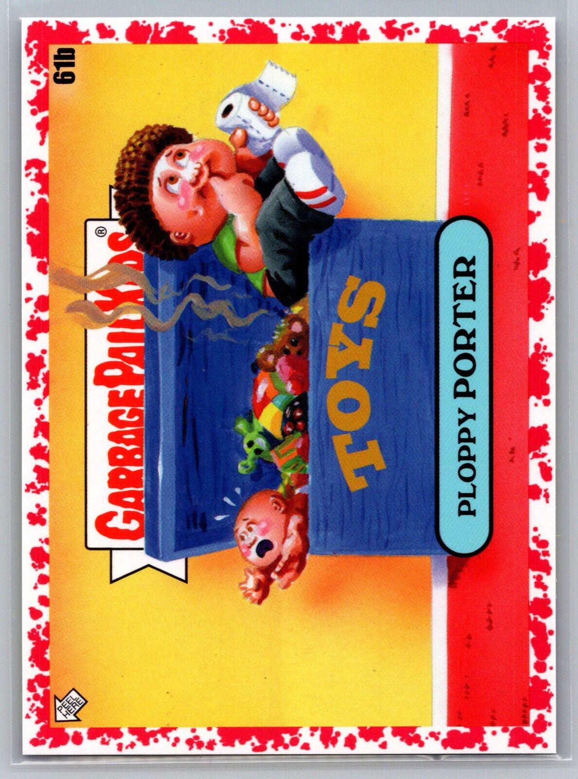 Ploppy Porter [Red] #61b Prices | Garbage Pail Kids at Play | GPK Cards