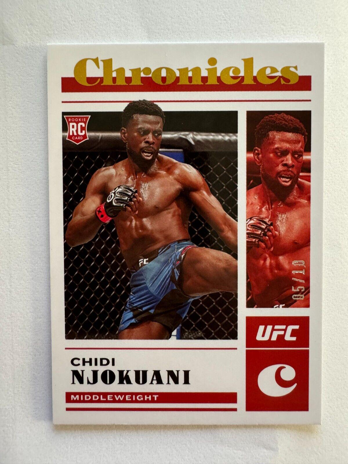 Chidi Njokuani [Gold] #282 Prices | 2023 Panini Chronicles UFC | Ufc Cards