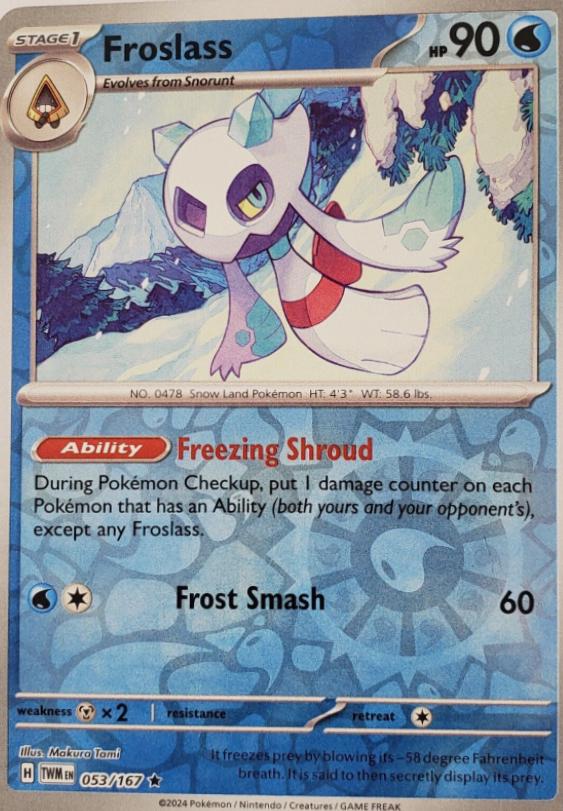 Froslass [Reverse Holo] #53 Prices | Pokemon Twilight Masquerade ...