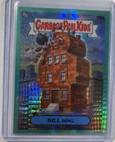 BILL Ding [Aqua Prism Refractor] #176b Prices | 2022 Garbage Pail Kids ...