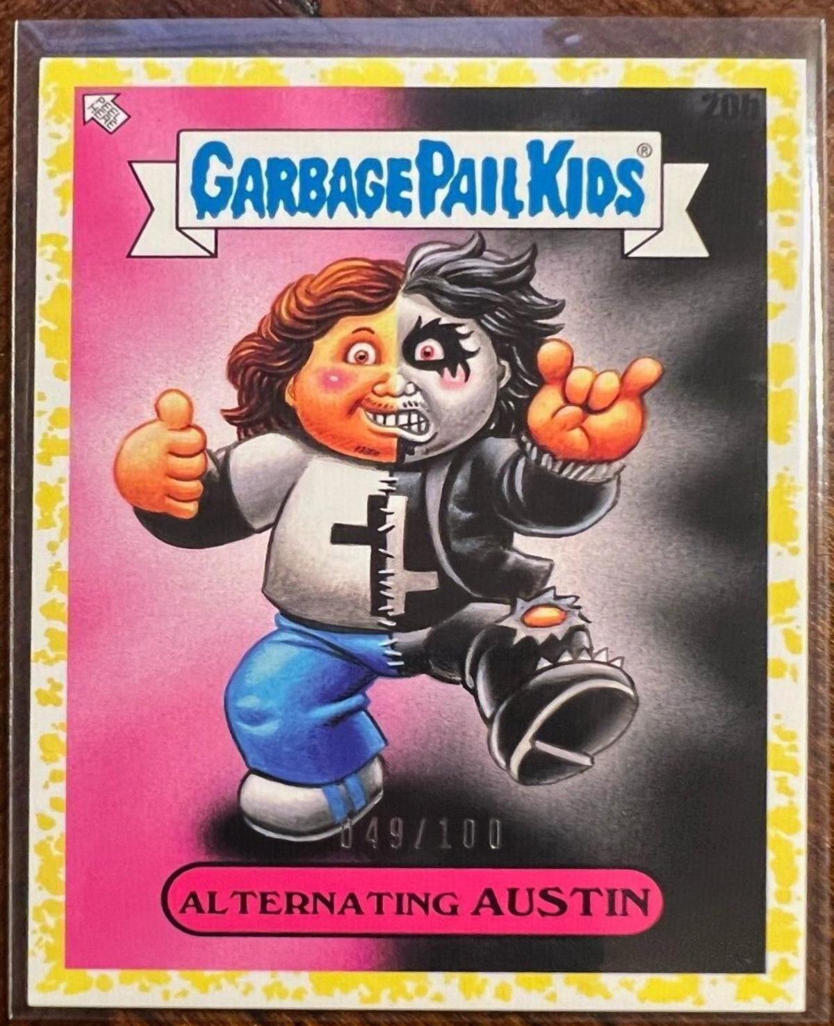 Alternating AUSTIN [Yellow] #20b Prices | Garbage Pail Kids X View ...