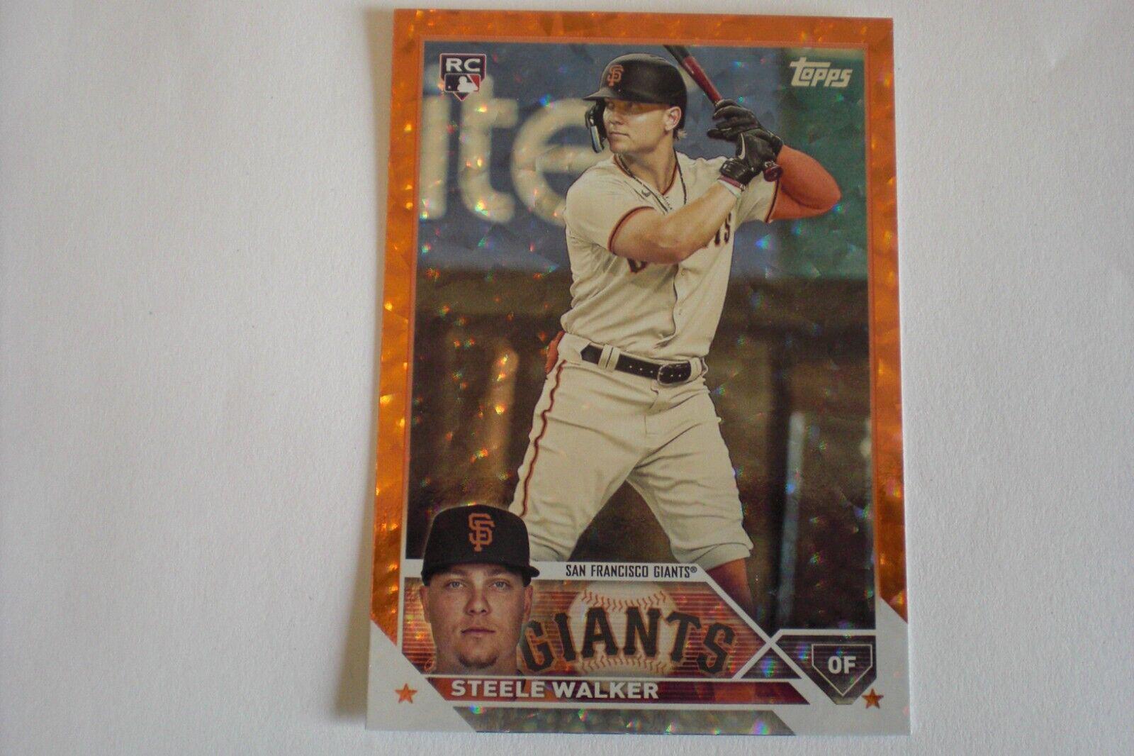 Steele Walker [Orange Foil] #264 Prices | 2023 Topps | Baseball Cards