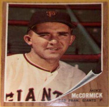Mike McCormick #107 Prices | 1962 Topps | Baseball Cards