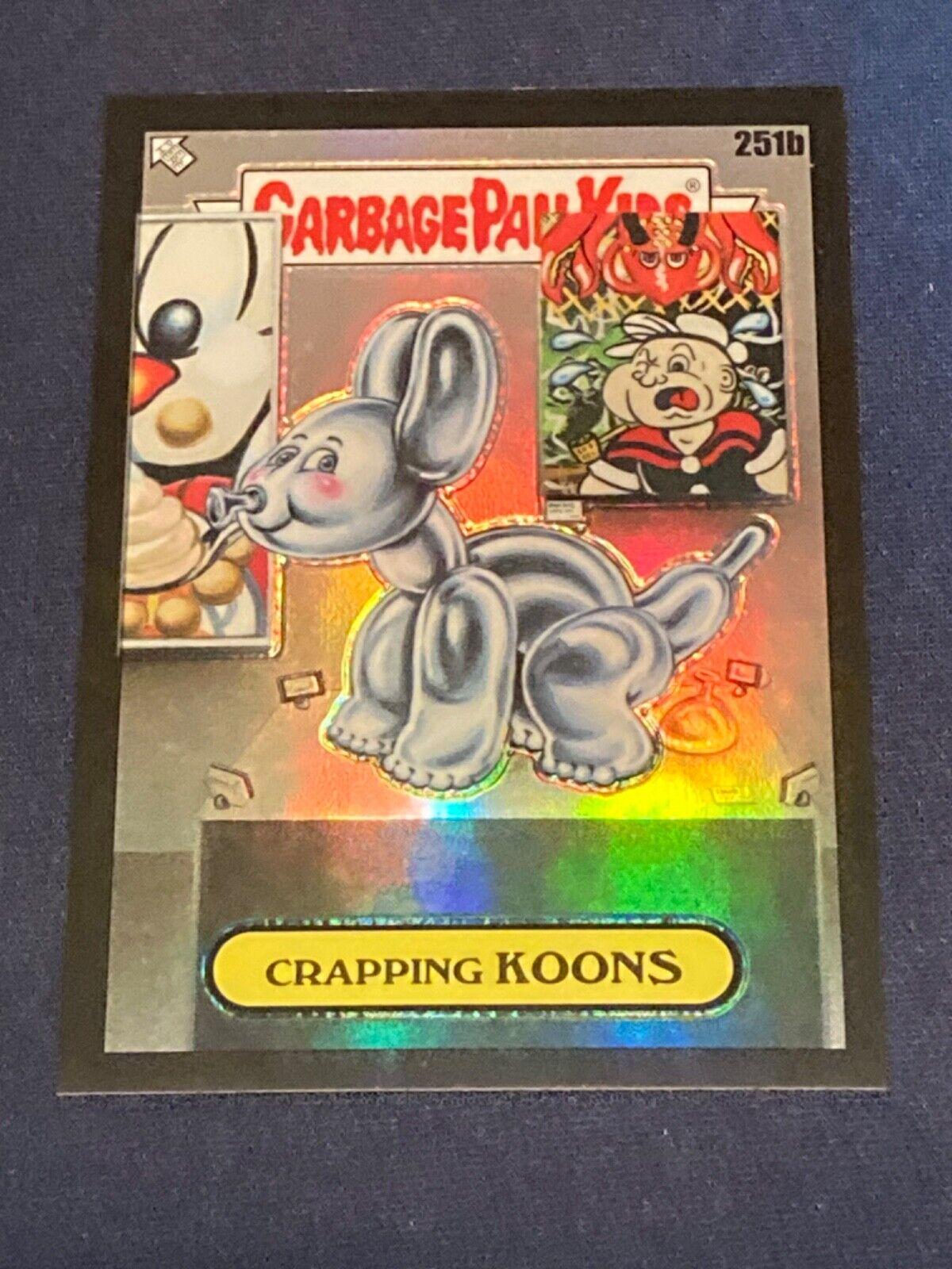 Crapping KOONS [Black] #251b Prices | 2023 Garbage Pail Kids Chrome ...