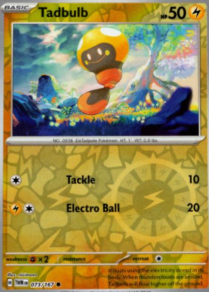 Tadbulb [Reverse Holo] #73 Prices | Pokemon Twilight Masquerade ...